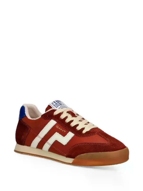 Gant Suede-panelled Logo-print Sneakers