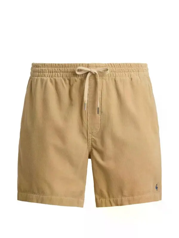 Polo Ralph Lauren Corduroy Logo Embroidered Shorts