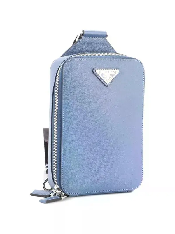 Prada Saffiano Leather Brique Sling Bag