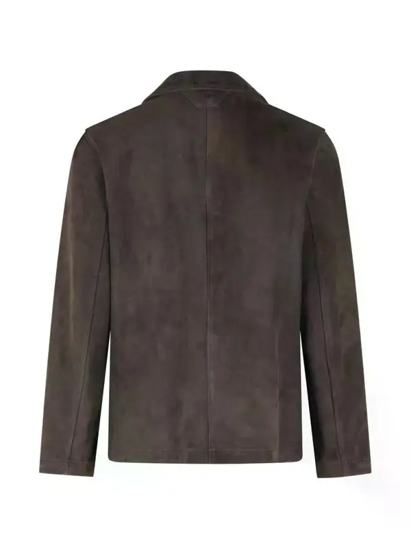SALVATORE SANTORO Suede Button-up Jacket