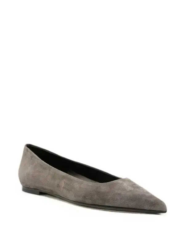 AeydĒ Cassy Pointed-toe Pumps - Grey