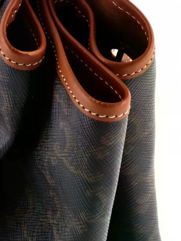 Celine Sailor Bag Triomphe Coated Canvas Medium Bucket Bag