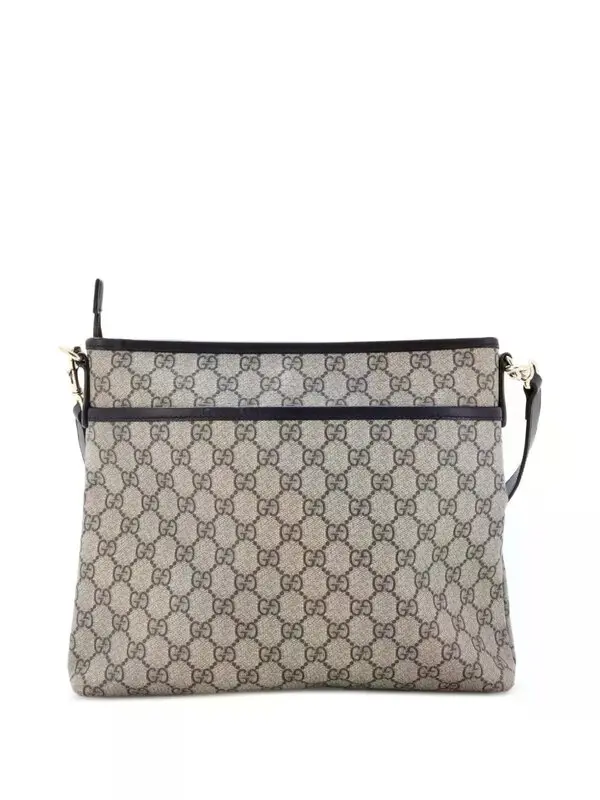Gucci Gg Coated Canvas Medium Messenger Bag