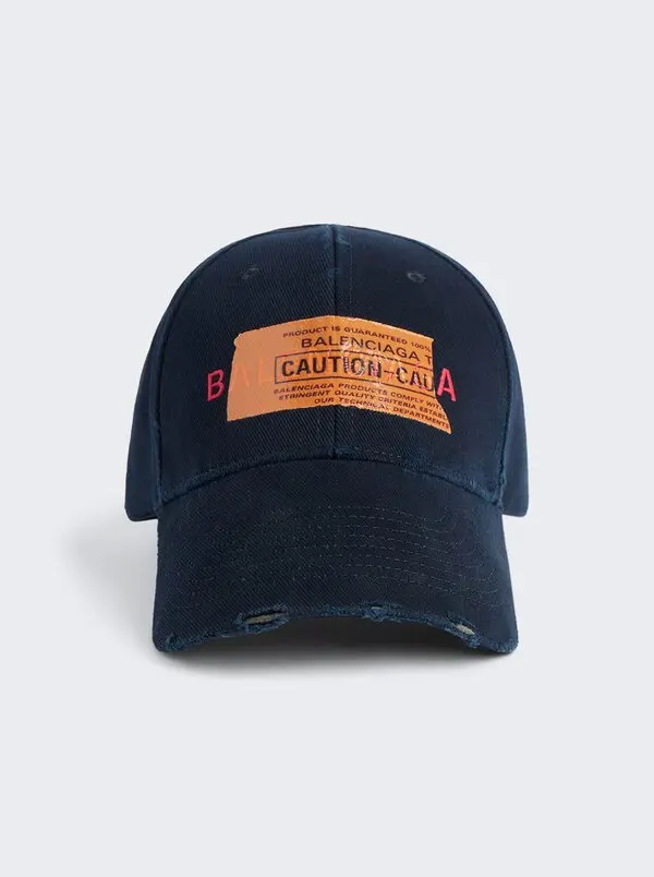 Balenciaga Logo Cap Navy