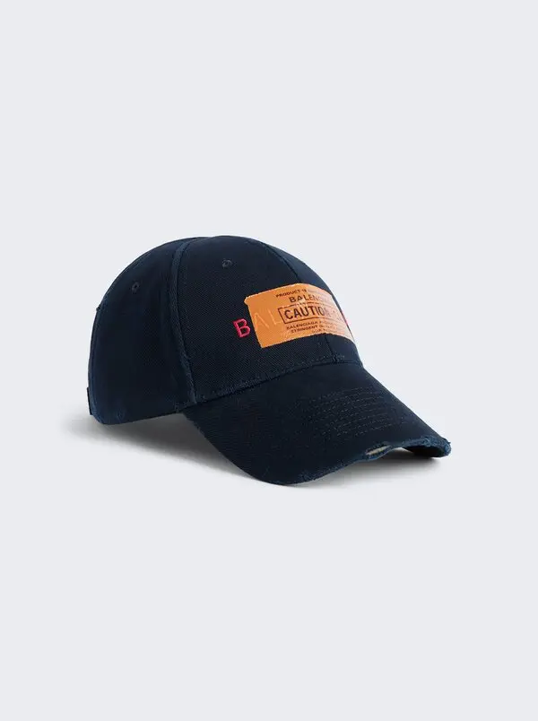 Balenciaga Logo Cap Navy