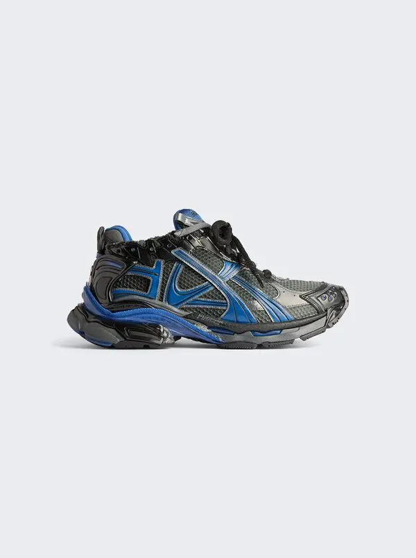 Balenciaga Runner Gradient Mesh Sneaker Blue, Grey