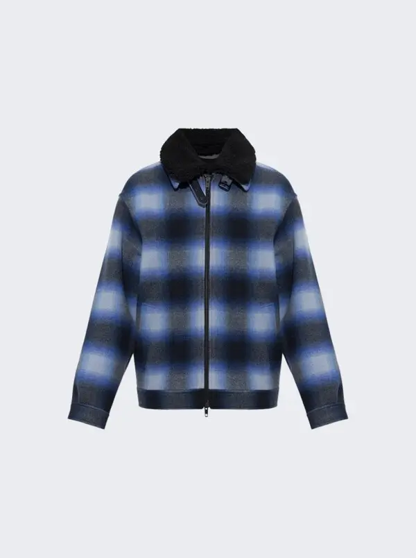 Balenciaga Flannel Bomber Jacket And Black