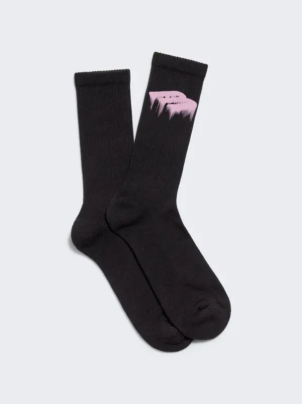 Balenciaga Wet Brush Socks And Pink