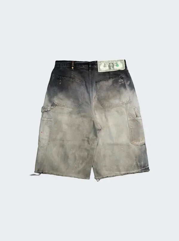 SATOSHI NAKAMOTO Danny's Carpenter Short Black