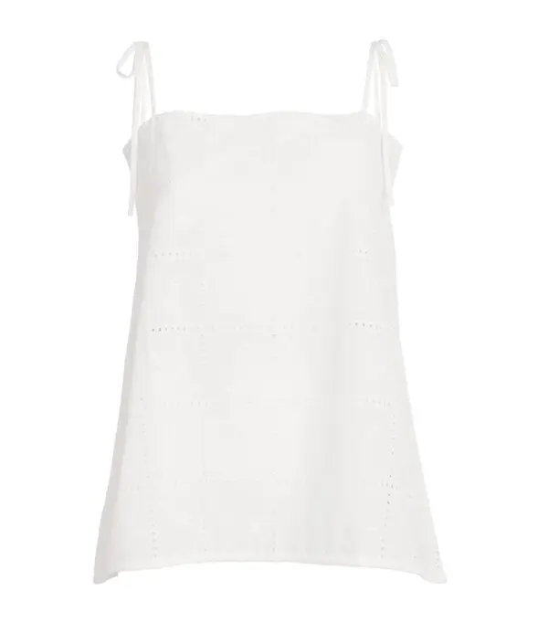 Faithfull The Brand Broderie Anglaise Mora Top