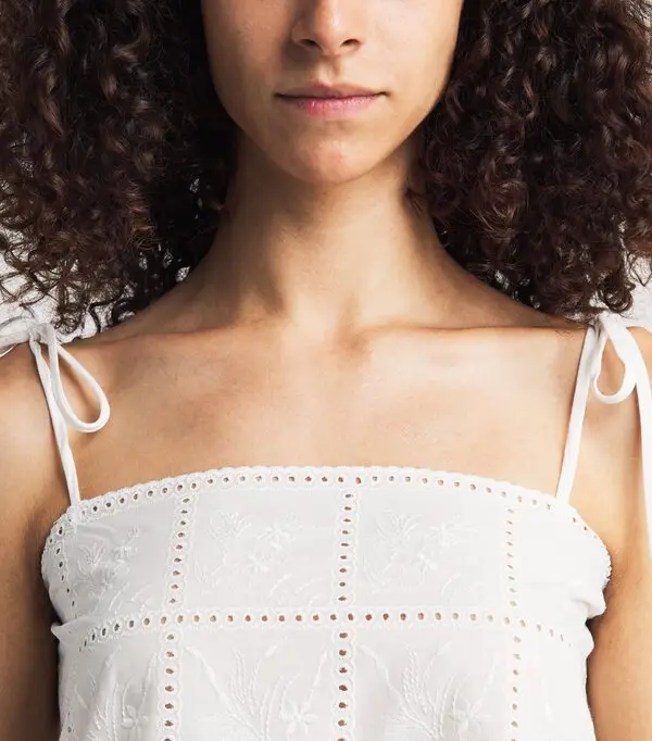 Faithfull The Brand Broderie Anglaise Mora Top