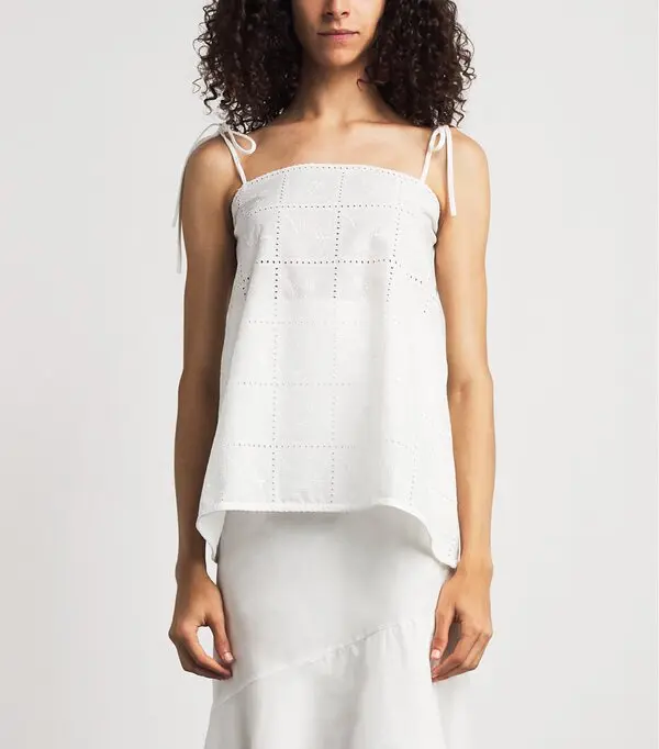 Faithfull The Brand Broderie Anglaise Mora Top