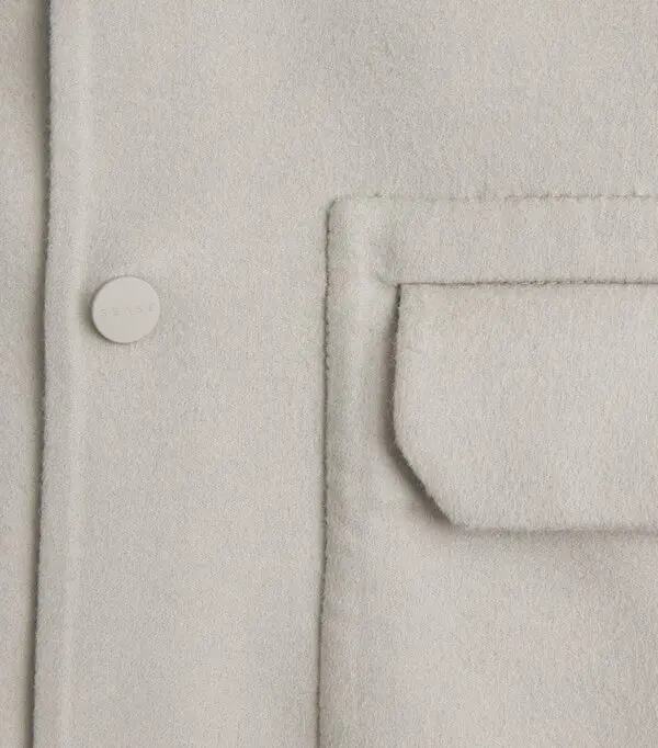 Sease Wool-blend Fleece Overshirt
