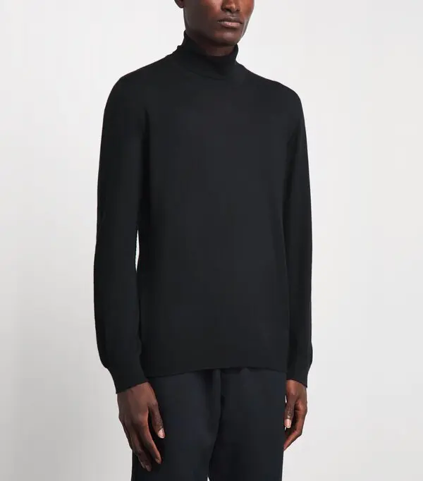 Johnstons Of Elgin Superfine Cashmere Rollneck Sweater