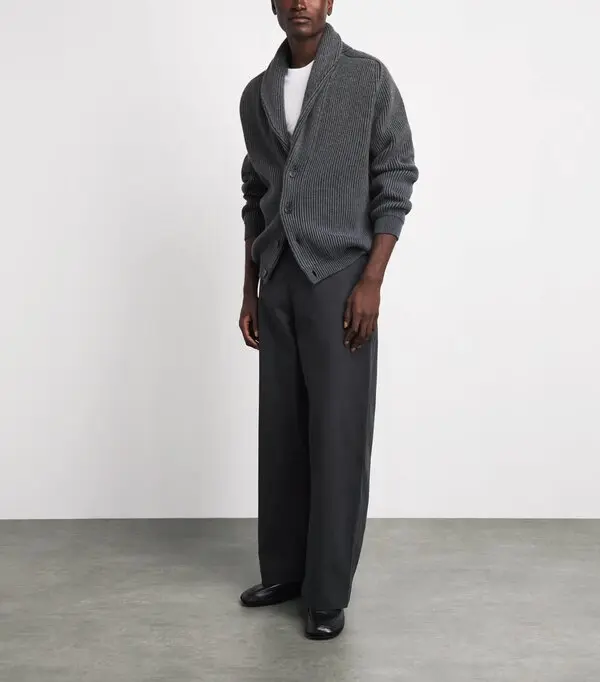 Johnstons Of Elgin Cashmere Shawl Collar Cardigan