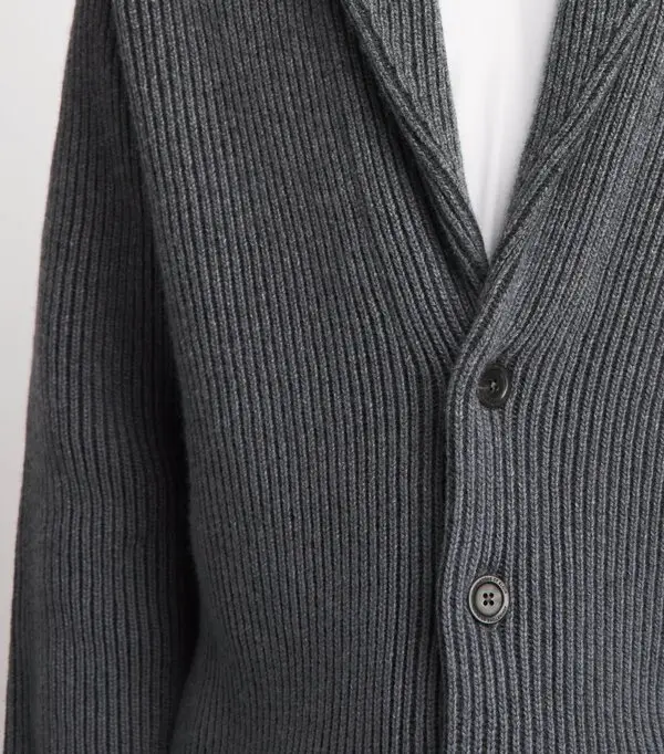 Johnstons Of Elgin Cashmere Shawl Collar Cardigan