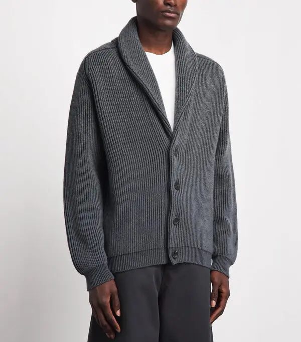 Johnstons Of Elgin Cashmere Shawl Collar Cardigan