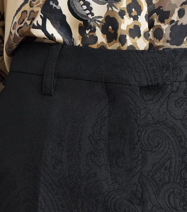 Etro Wool Paisley Trousers