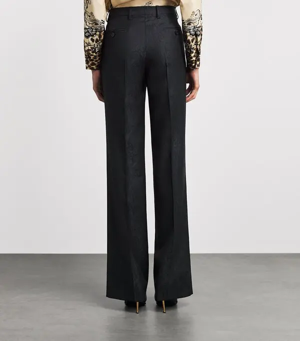 Etro Wool Paisley Trousers