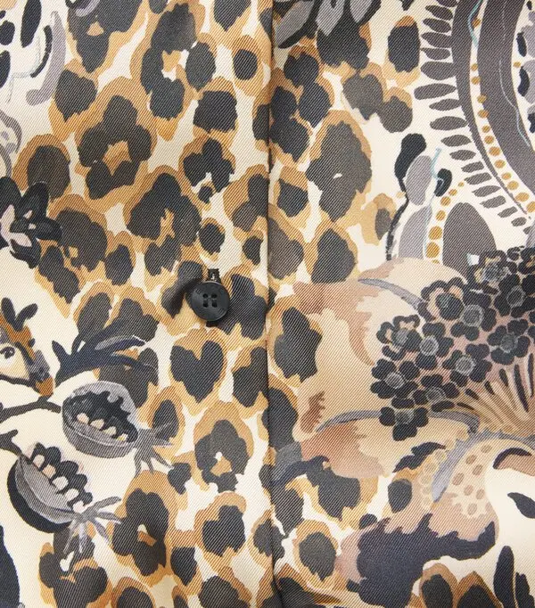 Etro Silk Leopard Shirt