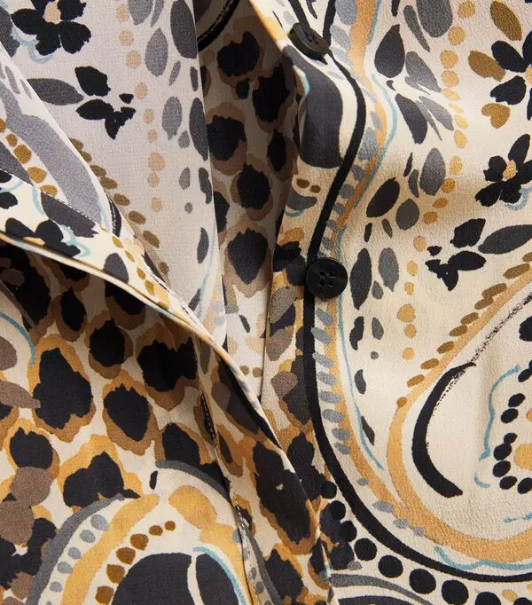 Etro Silk Leopard Shirt