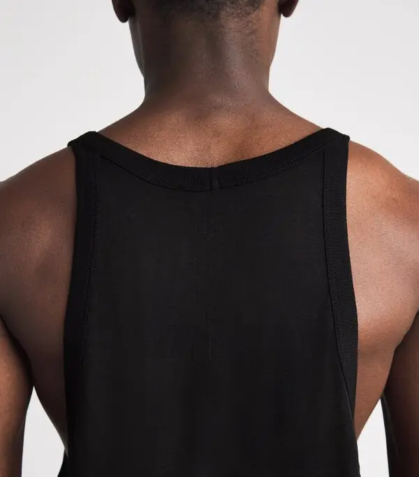 Rick Owens Wool-silk Pony Tank Top - Black