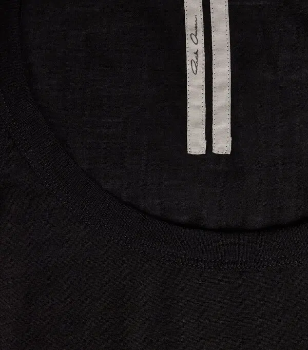 Rick Owens Wool-silk Pony Tank Top - Black