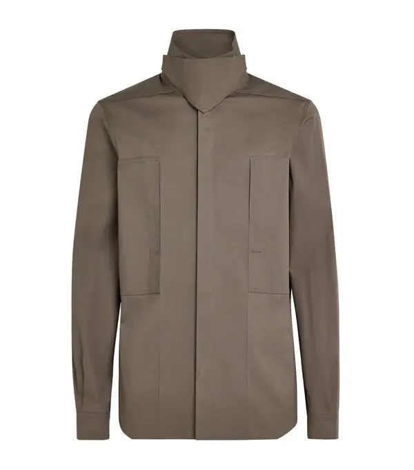 Rick Owens High-neck Overshirt