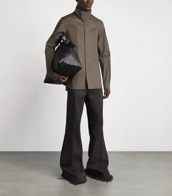Rick Owens High-neck Overshirt
