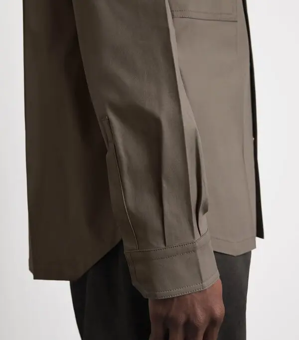 Rick Owens High-neck Overshirt