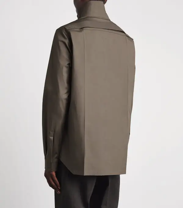 Rick Owens High-neck Overshirt