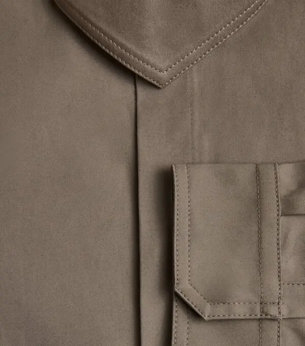 Rick Owens High-neck Overshirt