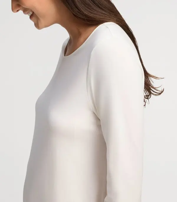 Hanro Cotton Long-sleeve Nightdress