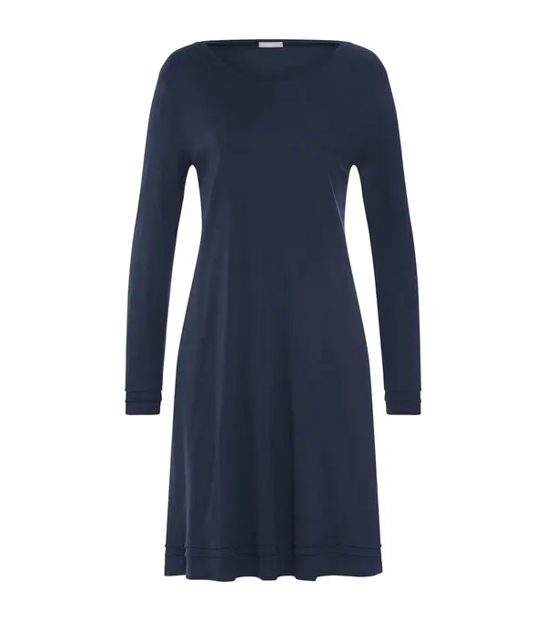 Hanro Cotton Long-sleeve Nightdress