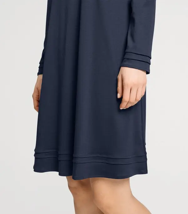 Hanro Cotton Long-sleeve Nightdress