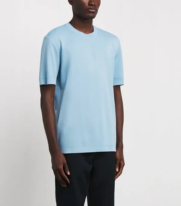 Eton Cotton T-shirt - Blue