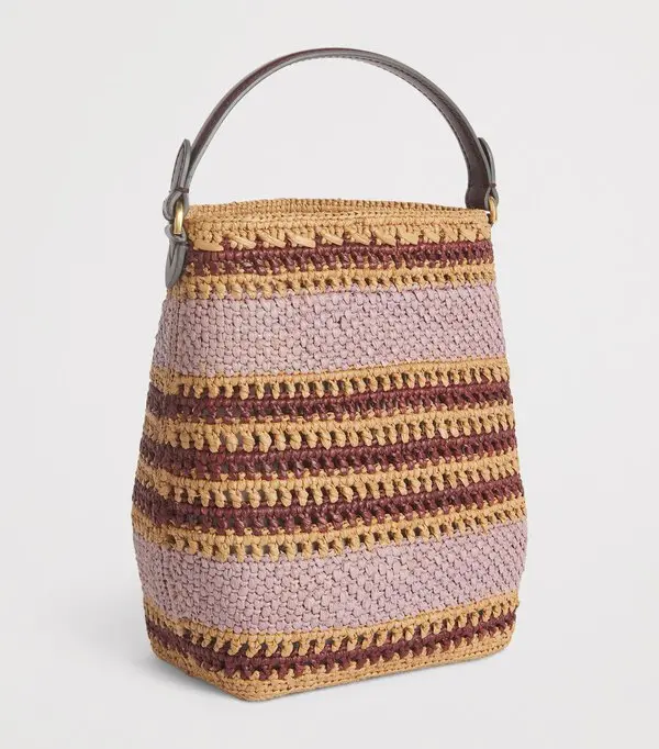 ANYA HINDMARCH Raffia Stripe Cross-body Bag
