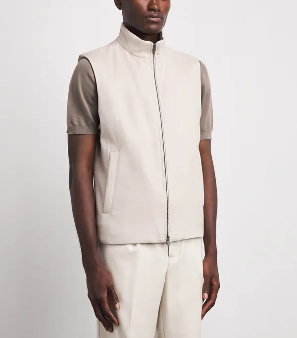 Herno Silk-cashmere Gilet