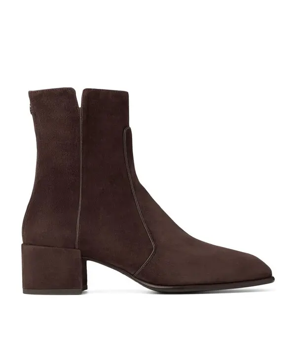JIMMY CHOO Eliot 45 Suede Ankle Boots