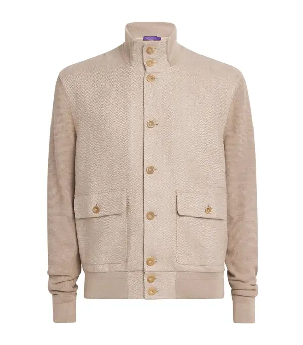 Ralph Lauren Purple Label Silk-cotton Hybrid Jacket