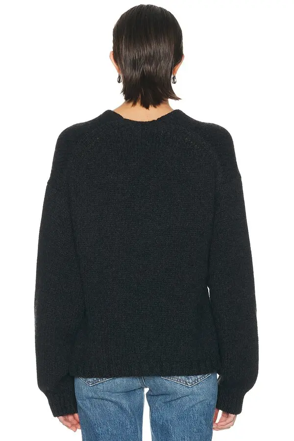 Khaite Axel Cashmere Cardigan In Grey