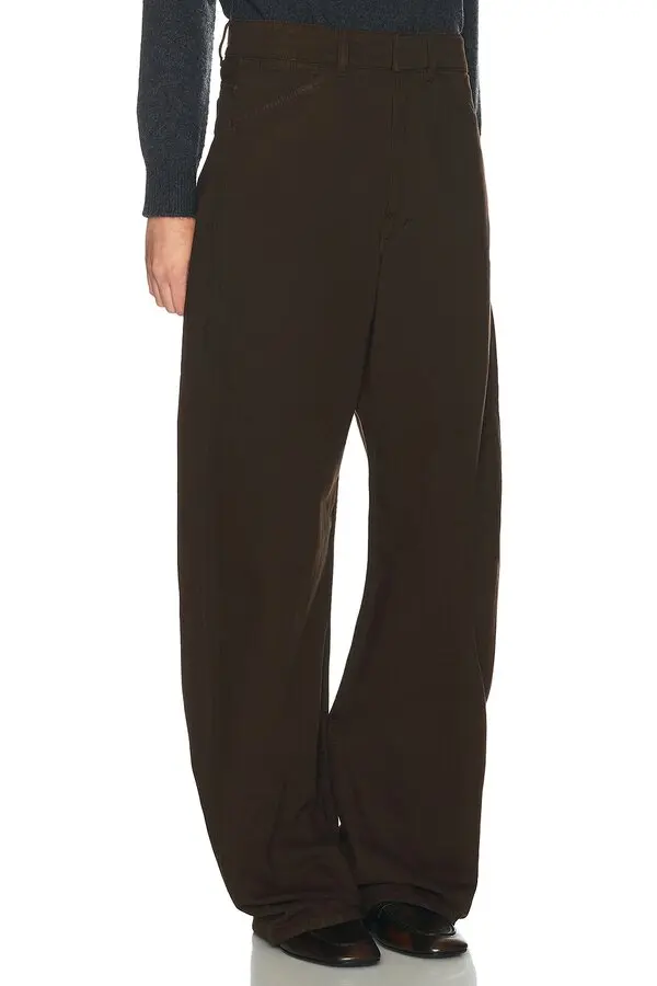 LEMAIRE High Waisted Curved Pants