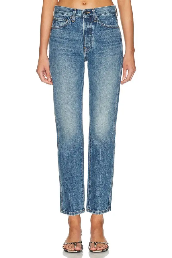 Khaite Finley Straight Leg Jeans