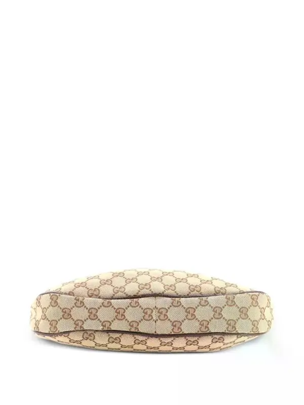 Gucci Gg Canvas Leather Medium Messenger Bag