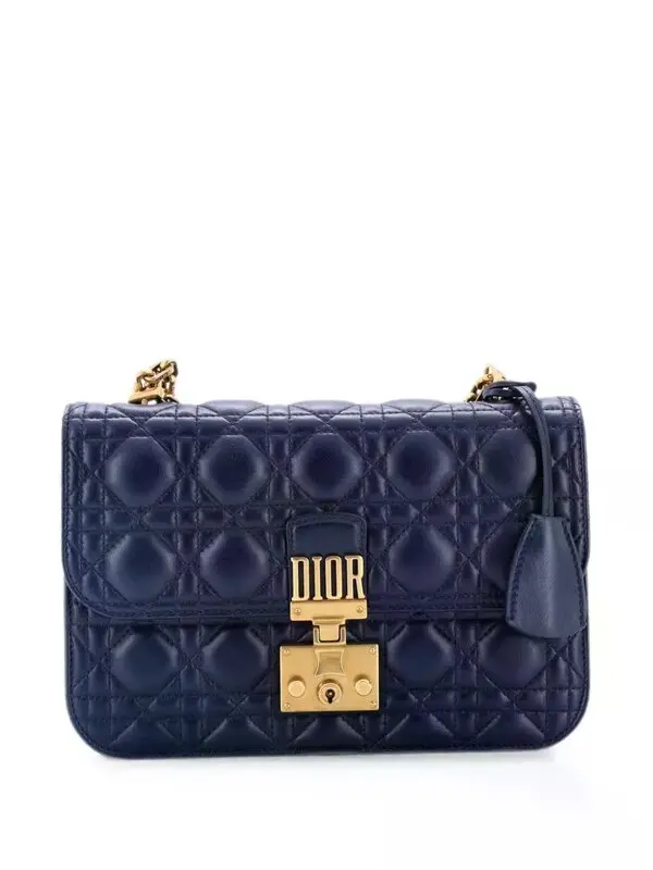 Dior Dioraddict Flap Bag Cannage Quilt Lambskin Medium Shoulder Bag