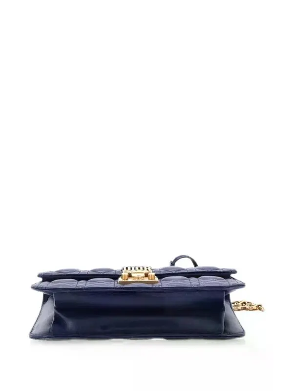 Dior Dioraddict Flap Bag Cannage Quilt Lambskin Medium Shoulder Bag