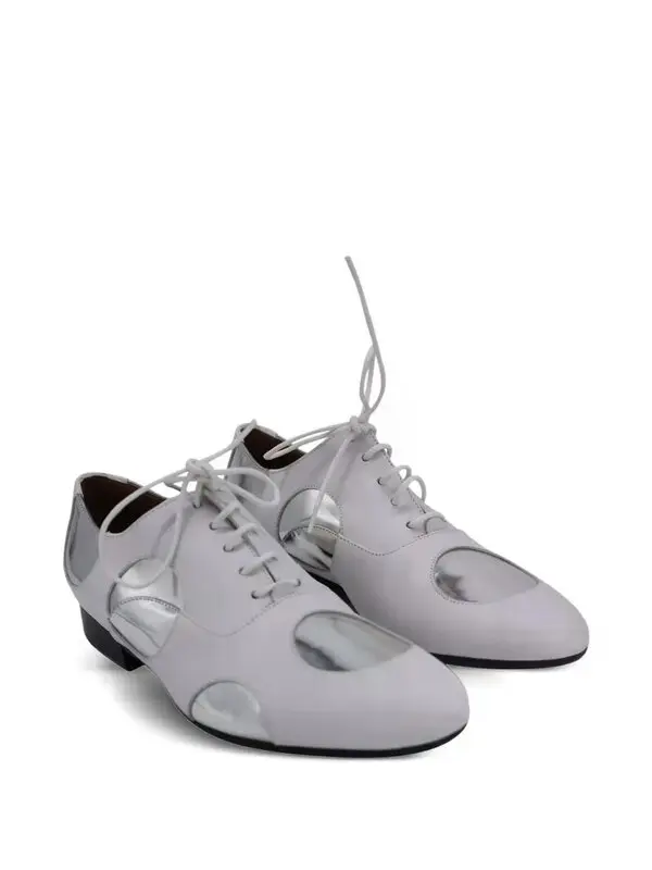 Marni Polka Dot Lace-up Oxfords
