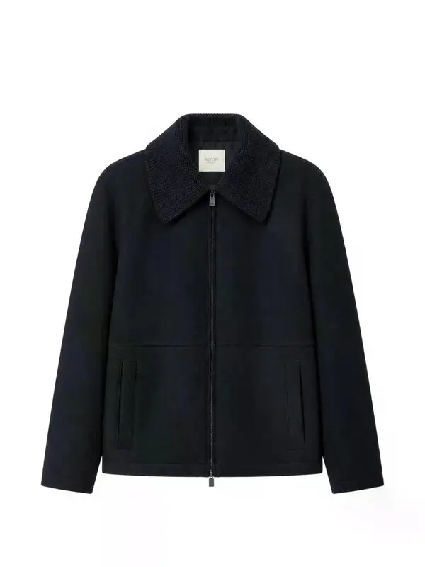 RETORI Detachable-collar Wool Jacket