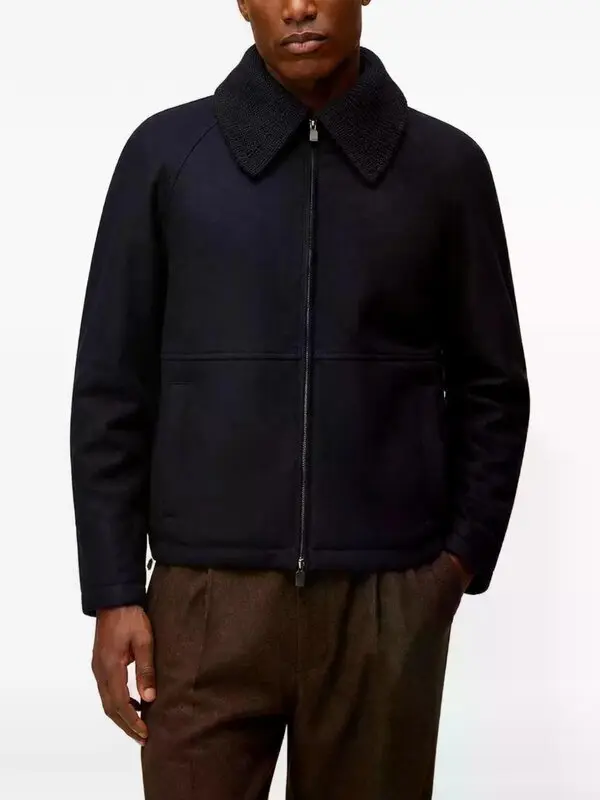 RETORI Detachable-collar Wool Jacket