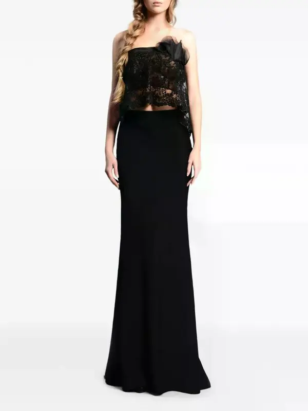 GEMY MAALOUF High-waisted Maxi Skirt